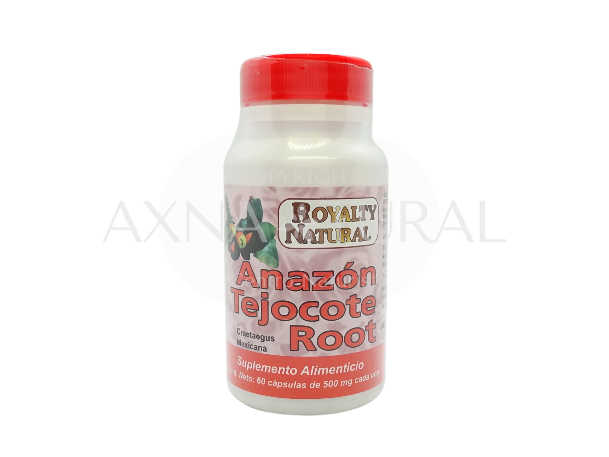 Anazon Tejocote Root Royalty Natural 60 Caps - Tienda Naturista El Colibrí